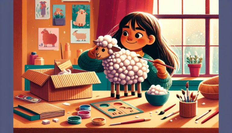 Cómo hacer una oveja de cartón y algodón - Cómo lo hago